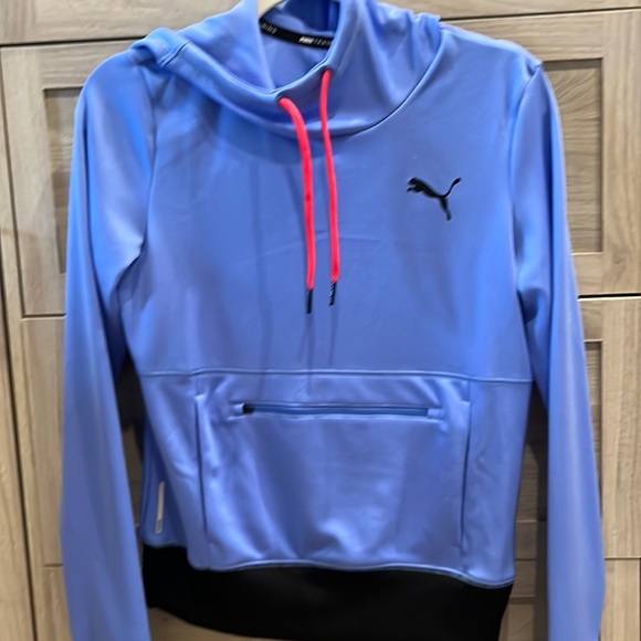 Puma | Other | Puma Track Jacket Pull Over With Hood | Poshmark